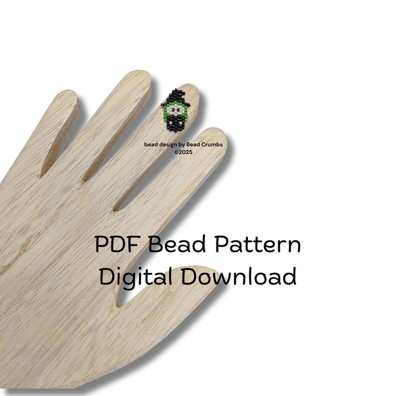 Halloween Witch Brick Stitch Beading Pattern, PDF Digital Download - Etsy