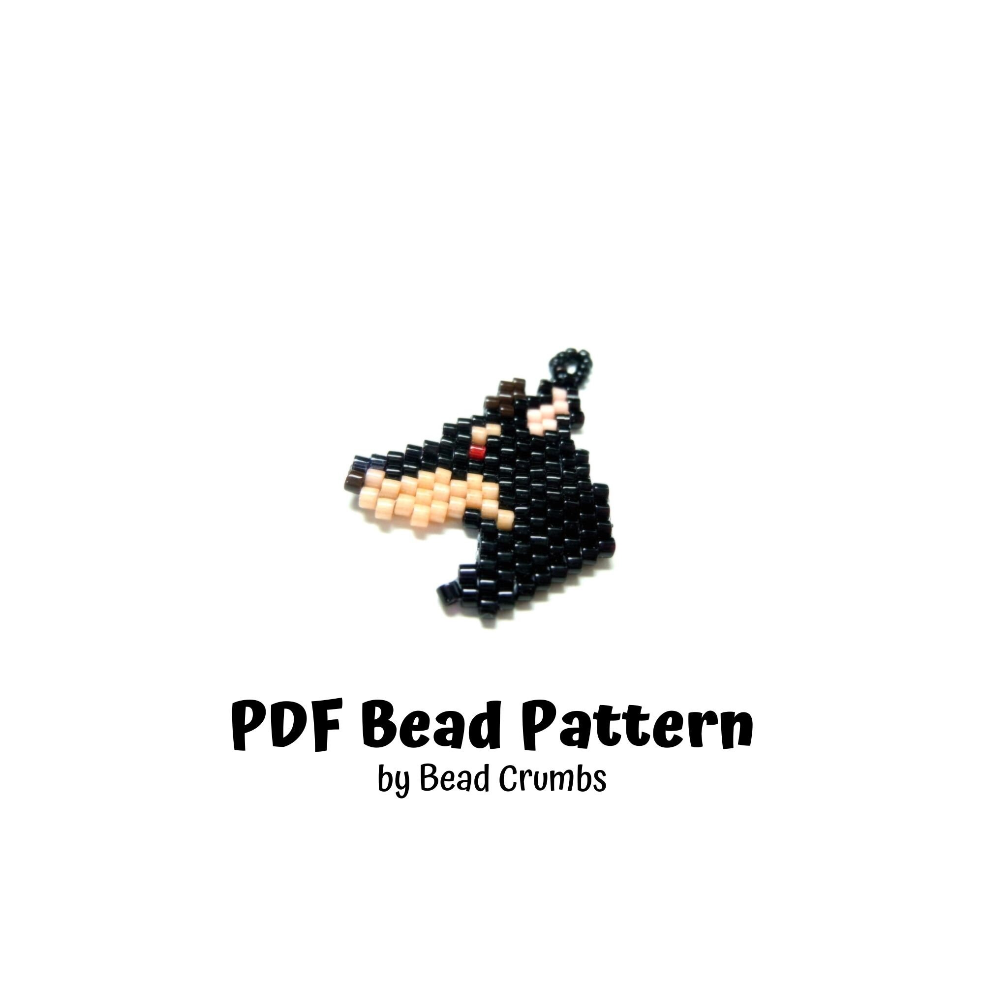 Doberman Pinscher Delica Seed Bead Weaving Patterns Peyote / | Etsy