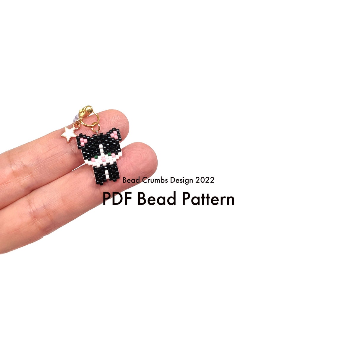 Siamese Cat Tuxedo Cat Brick Stitch Pattern Beaded Animal - Etsy