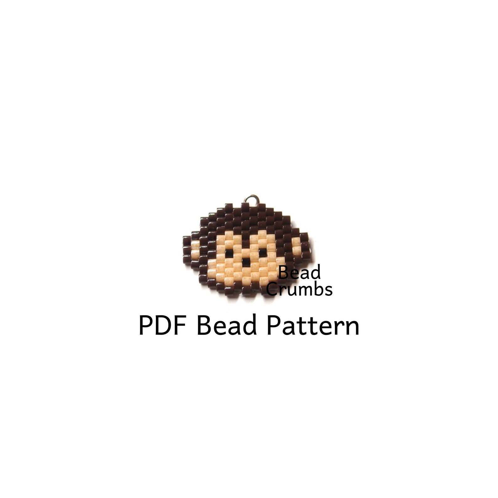 Bead Pattern Monkey Face Miyuki Charm Brick Stitch Beading - Etsy