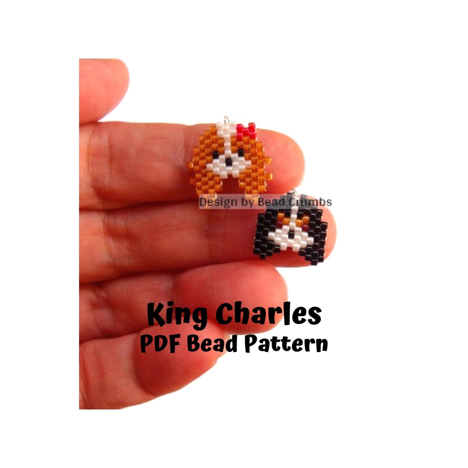 Cavalier King Charles Spaniel Beading Pattern Brick Stitch - Etsy