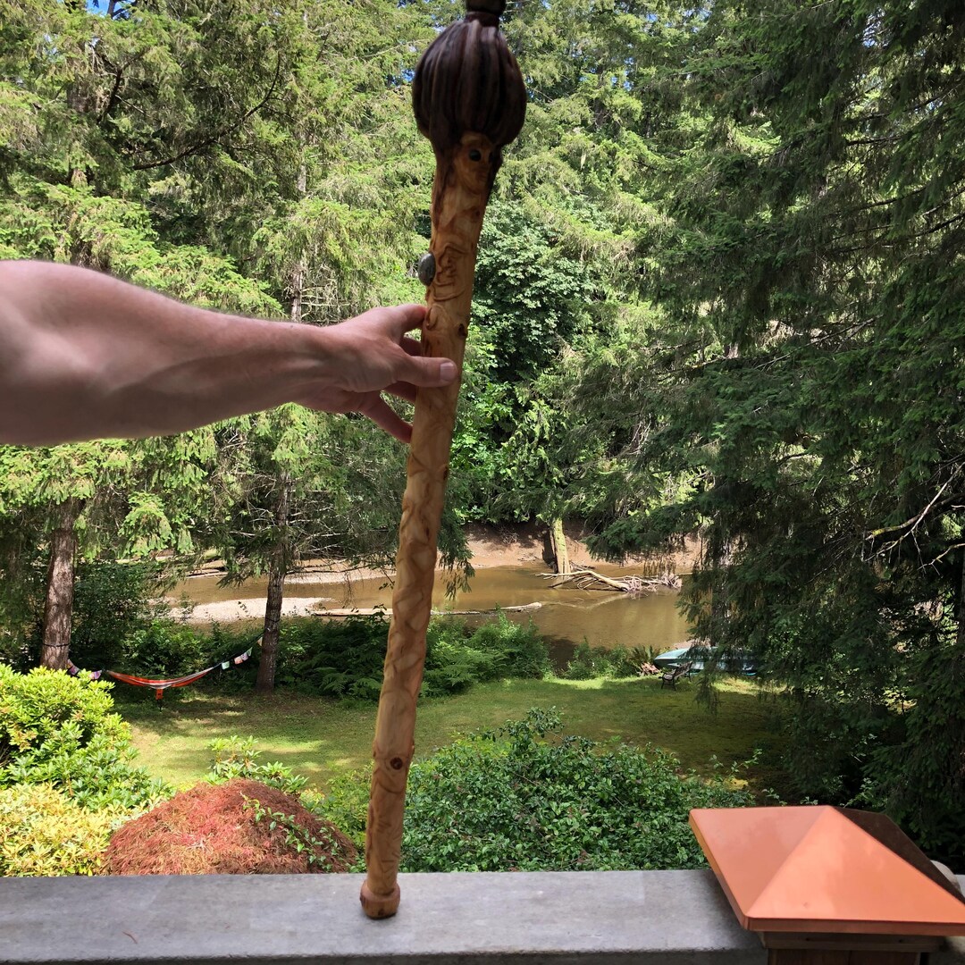 Staff, War Hammer, Replica Ancient Peoples, Hand Carved, Cosplay, Hand ...
