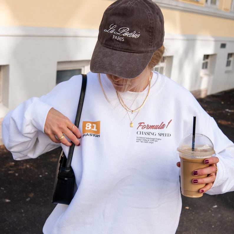 Oscar Piastri Mclaren Merch, Retro Piastri F1 Crewneck, Vintage Formula ...