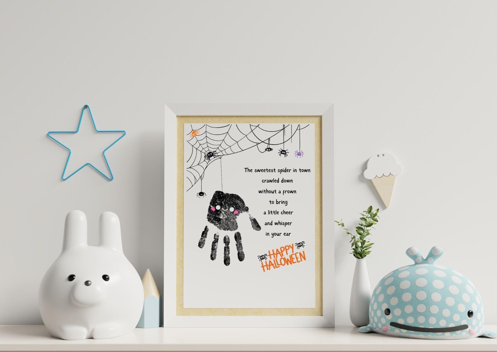 Spider Handprint Poem Art: Halloween Keepsake (PDF Download) - Etsy