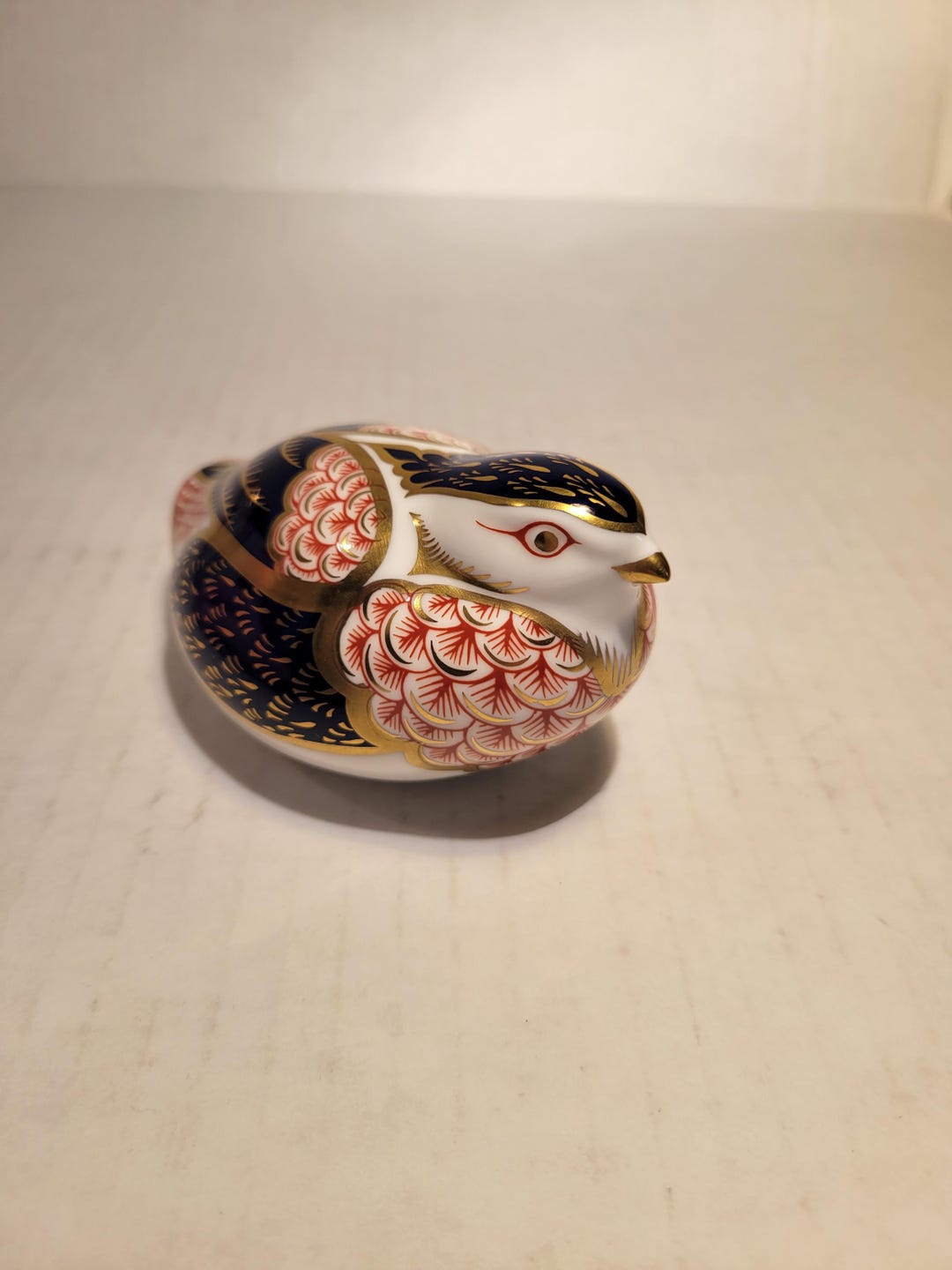 Royal Crown Derby Porcelain Paperweight - Quail, Bird - Etsy