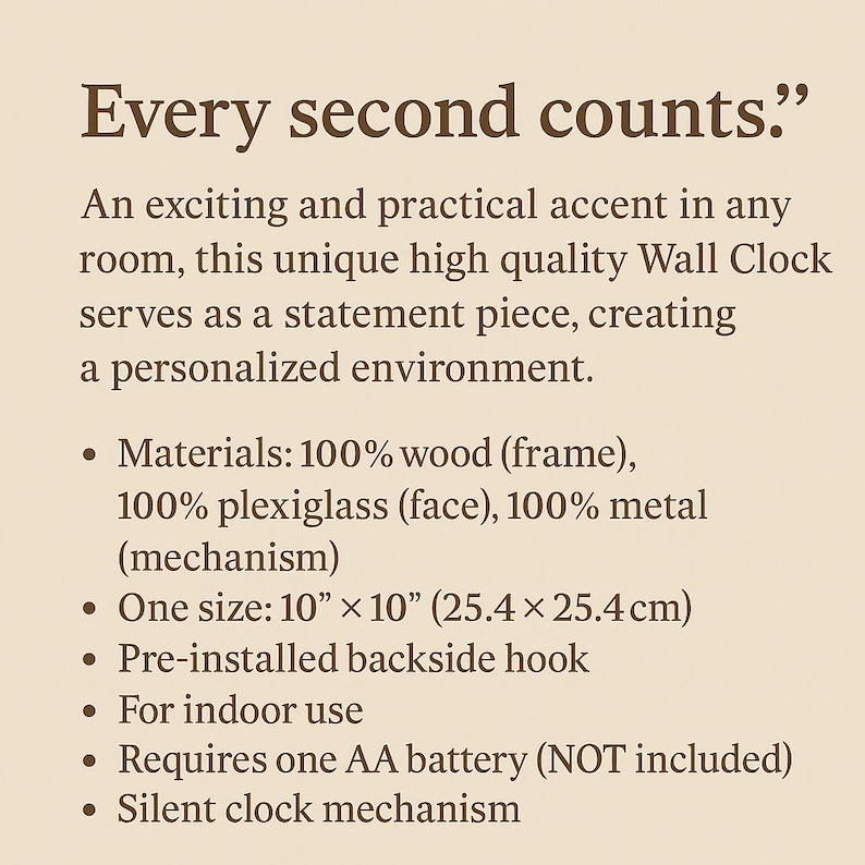 Funny Math Equation Clock: Silent, Non-ticking Algebra Decor - Etsy