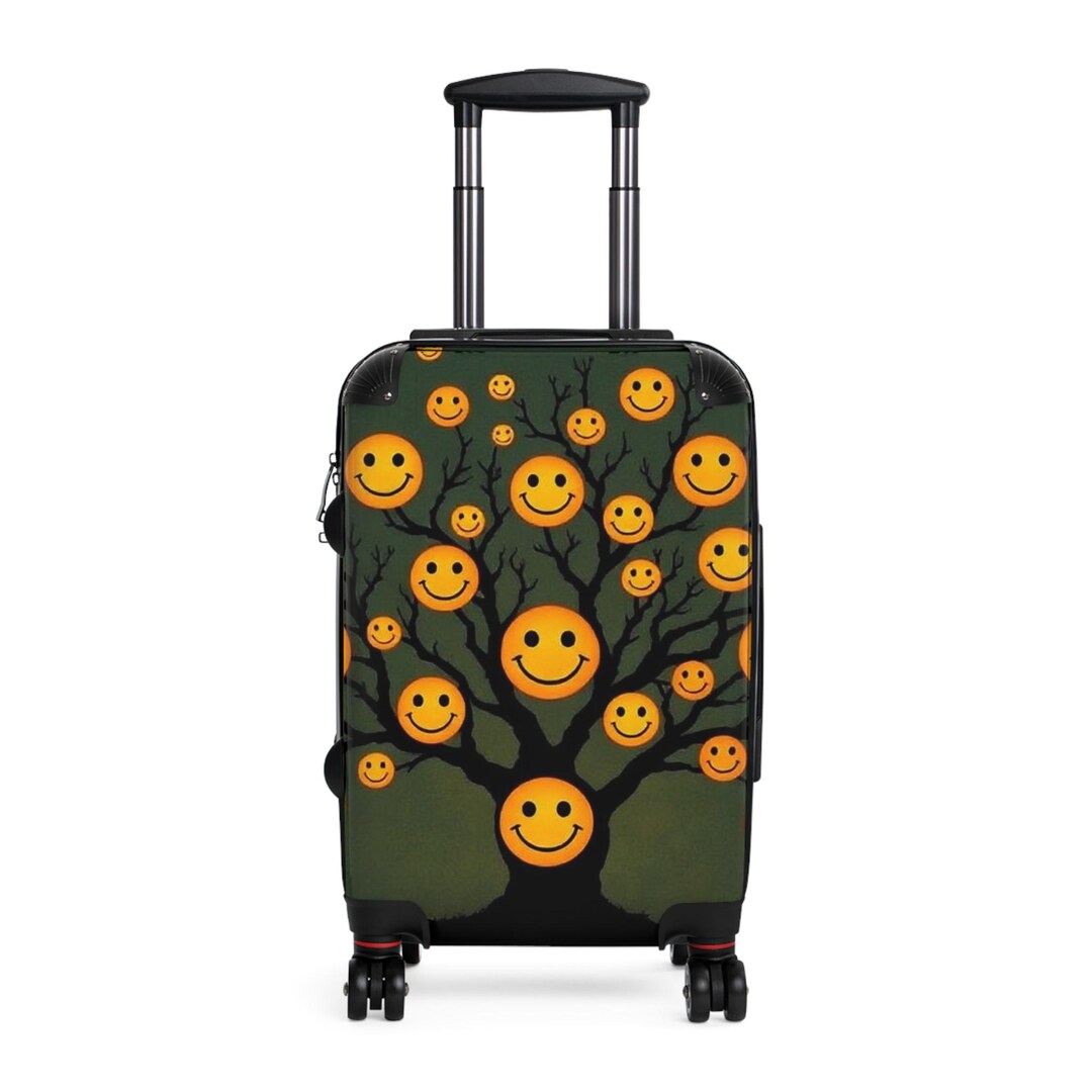 Smiley Face Tree Suitcase - Etsy