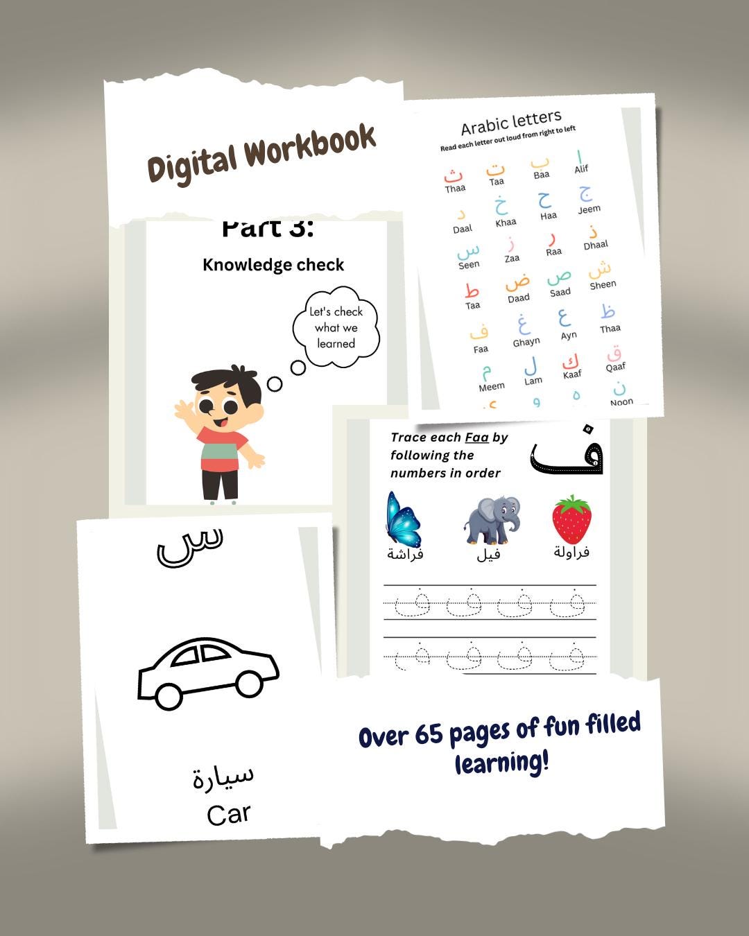 My First Alif Baa Taa: Tracing and Activities Workbook - Etsy