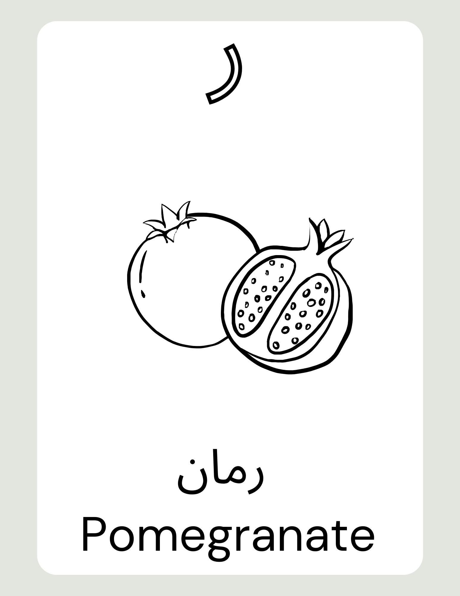 Arabic Alphabet Coloring Worksheets - Etsy