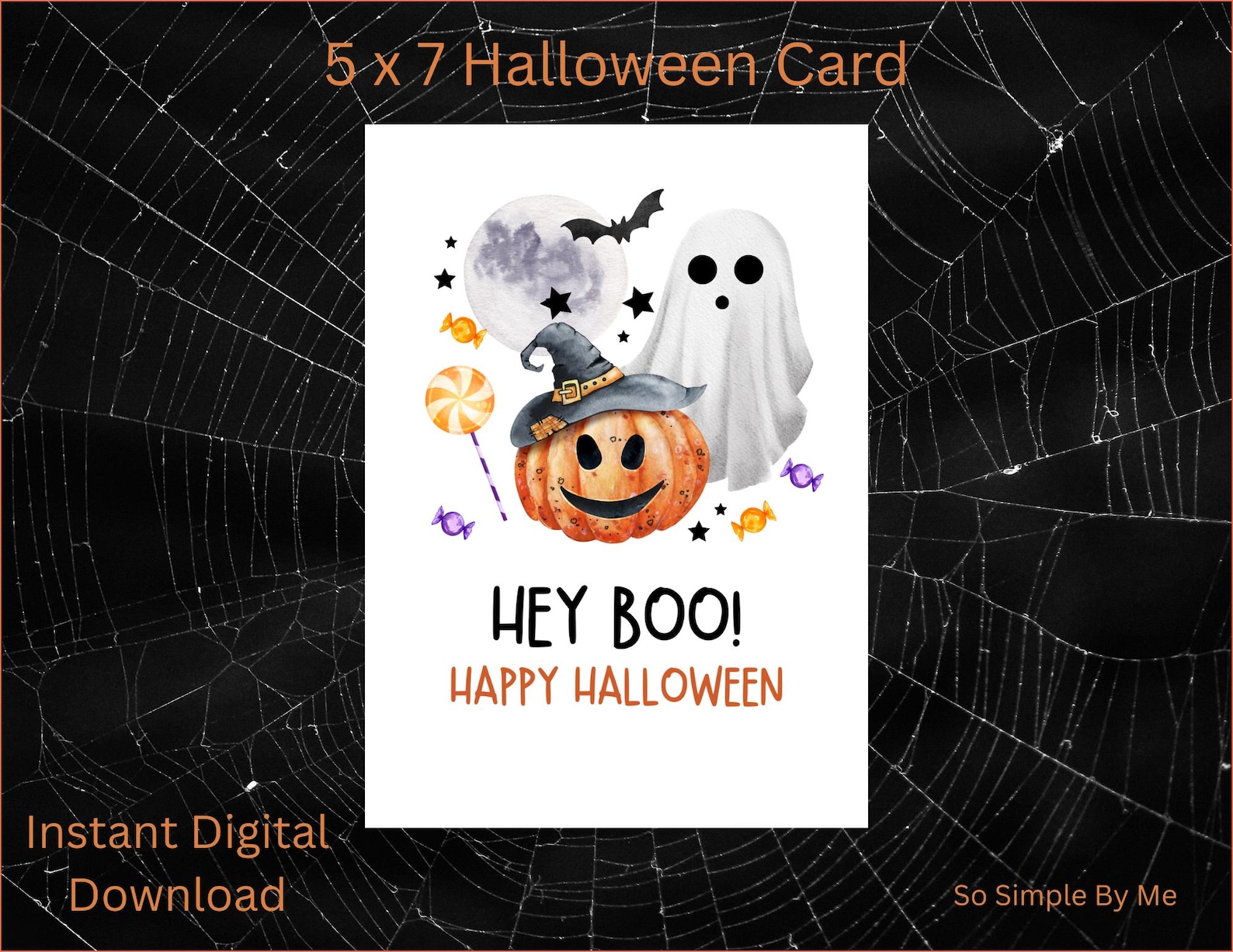 Printable Halloween Cards, Halloween Cards, Happy Halloween, DIY ...
