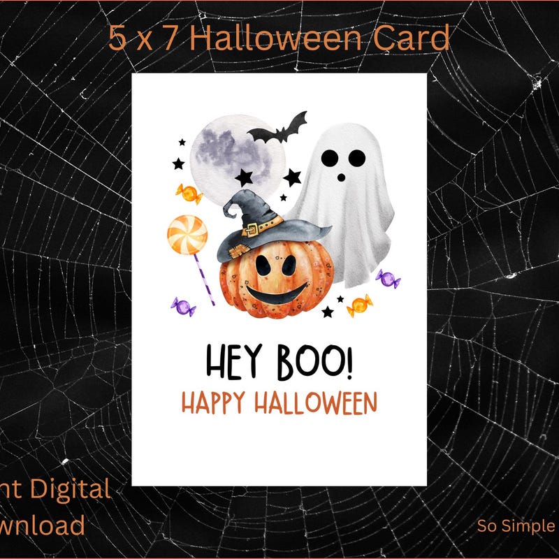 Happy Halloween Card - Etsy