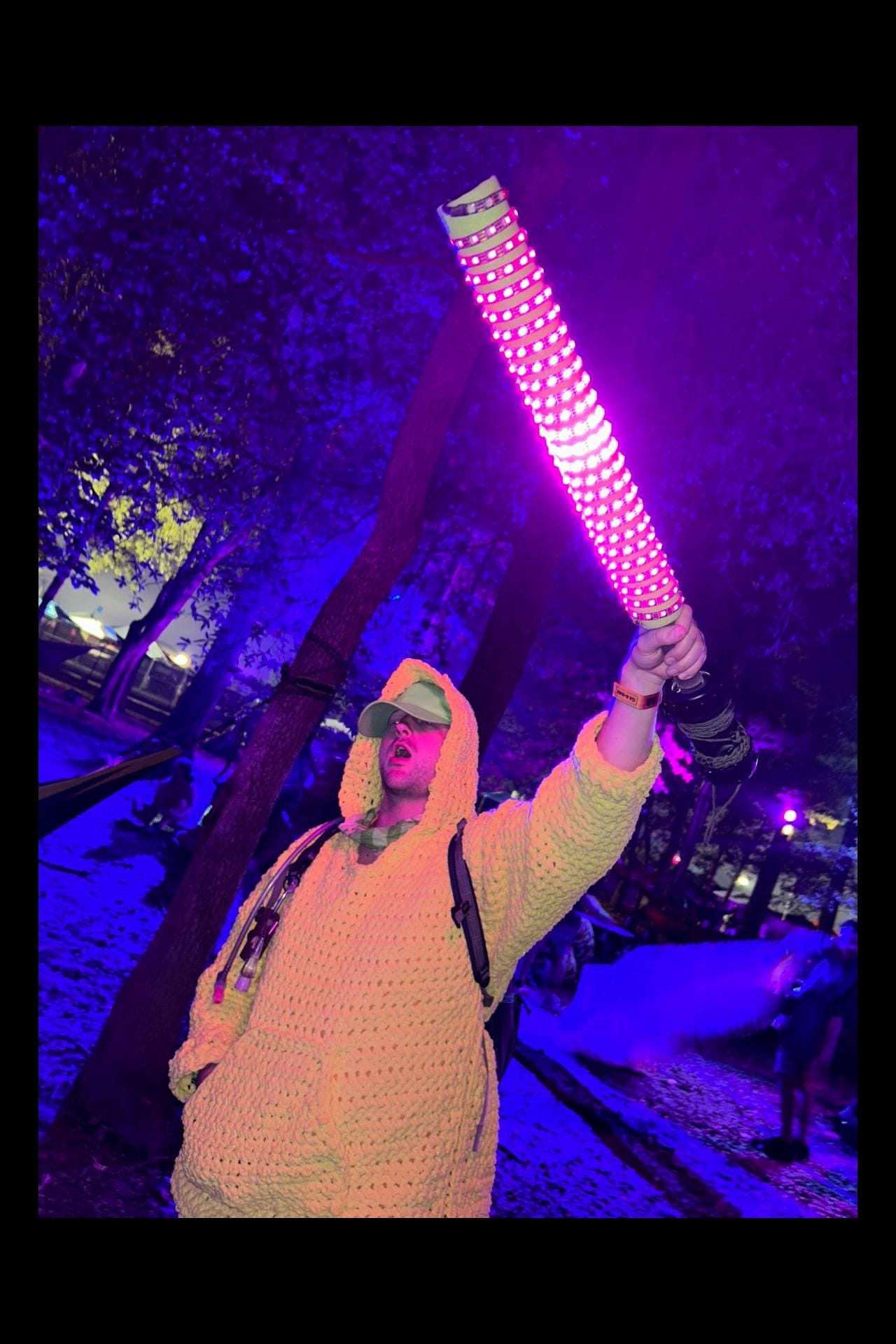 LED Festival Torch | Light up Sound Reactive Totem for Raves and ...