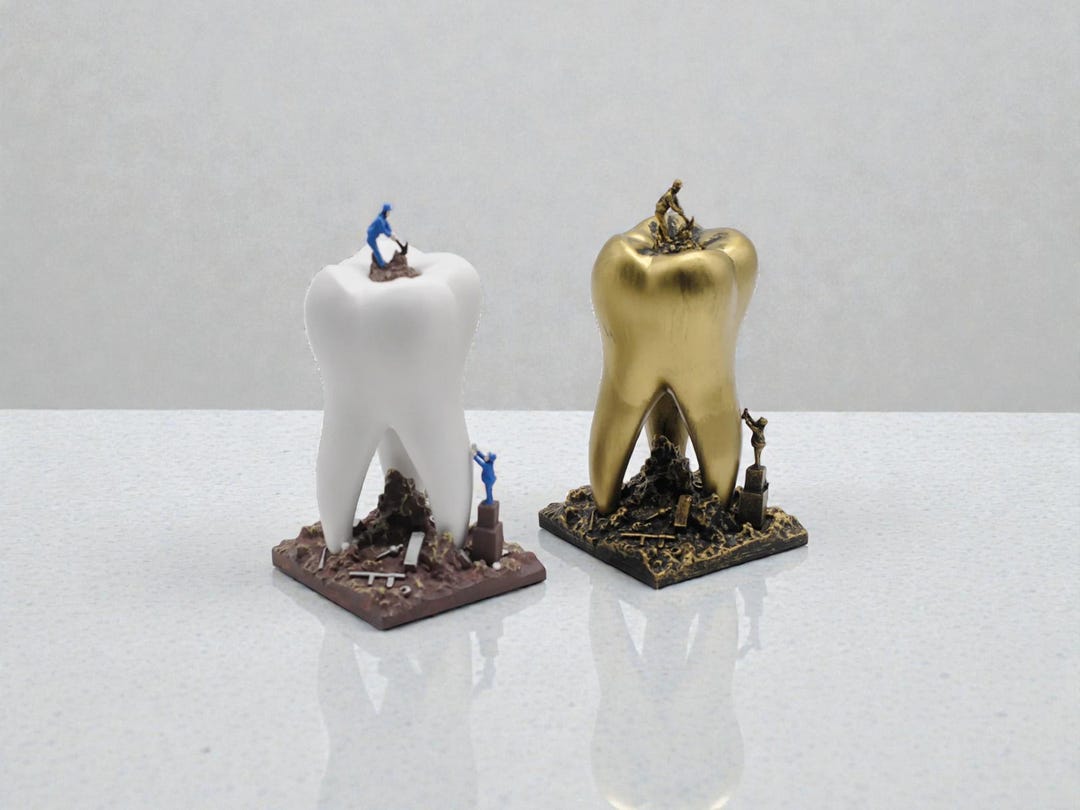 Handmade Resin Tooth Sculpture, Dentist Office Decor - Etsy