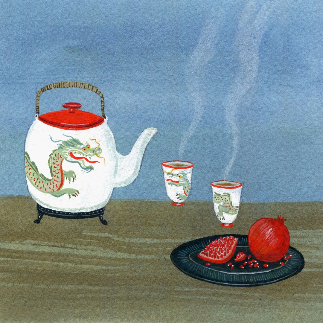 Dragon Tea With Pomegranate - Etsy