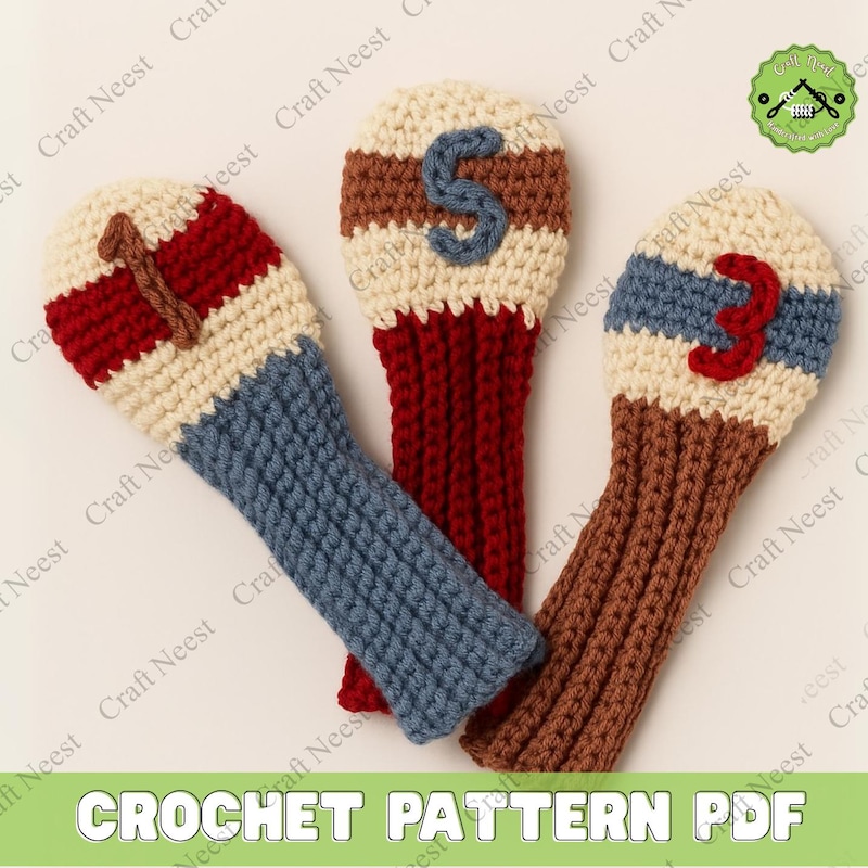 Golf Club Iron Headcover - Etsy UK