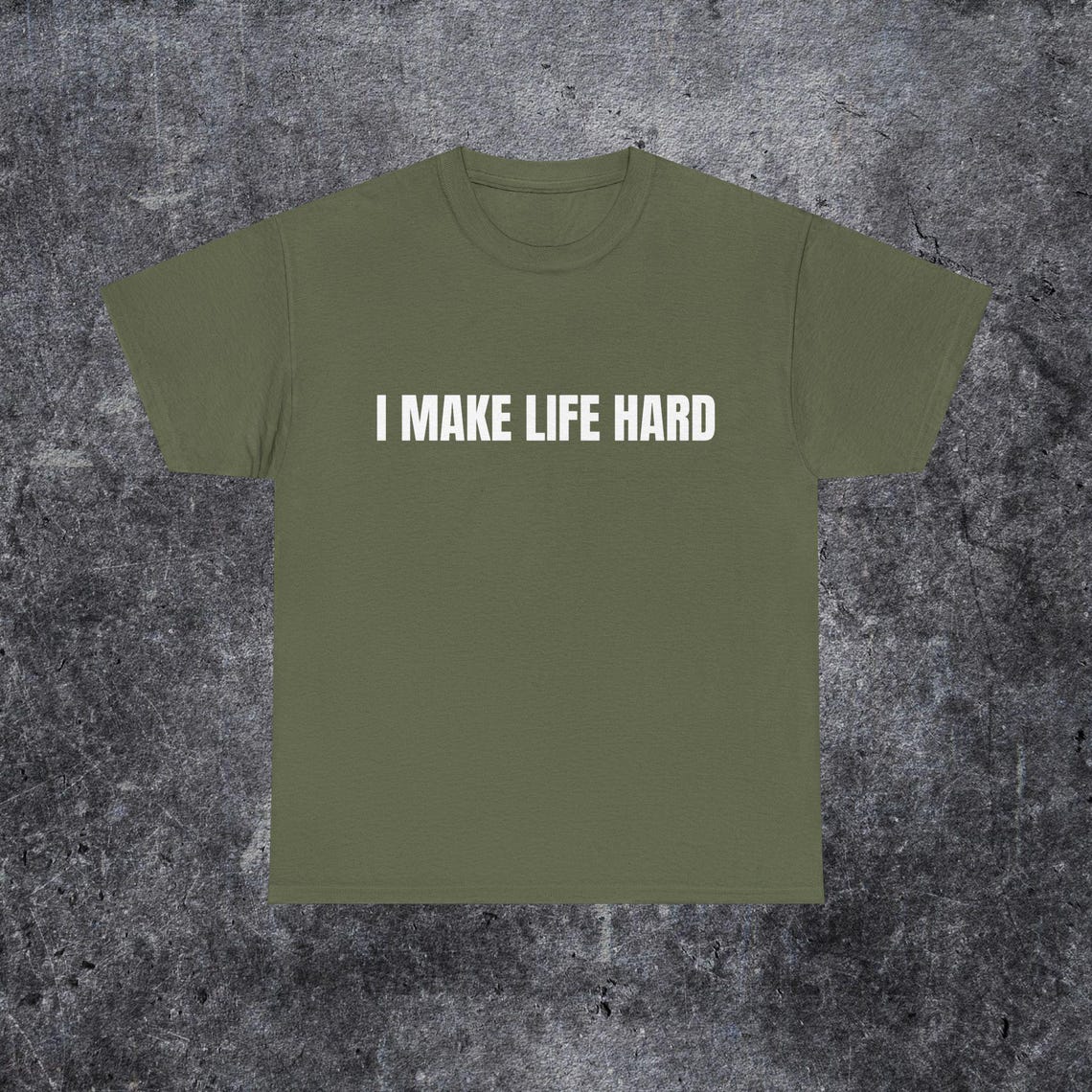 I Make Life Hard Tee, Funny Couple Matching T-shirt, Adult Humour ...