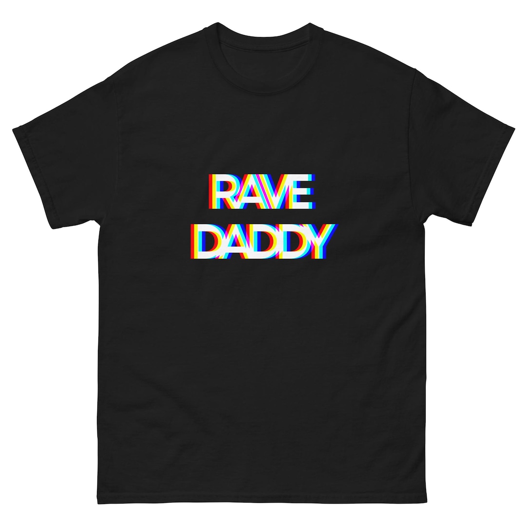 Rave Daddy T-shirt, Optical Illusion T-shirt, Vaporwave Tee, Rave Lover ...