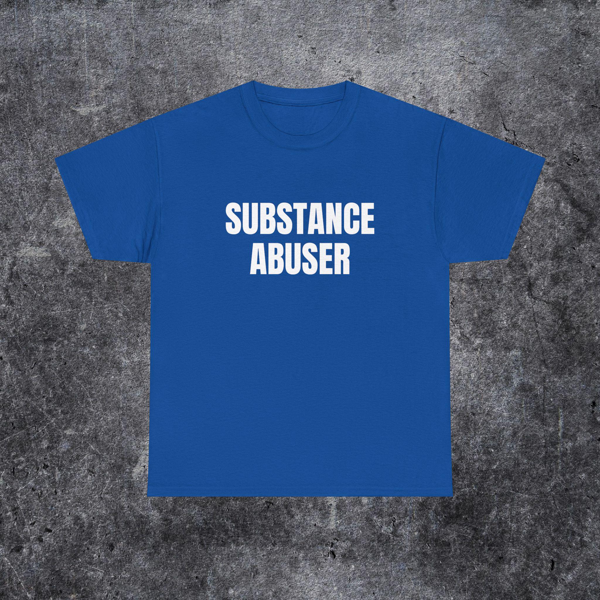 Substance Abuser Tee, Funny Couple Matching T-shirt, Adult Humour ...