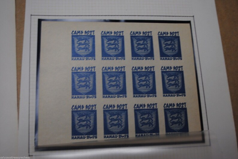 War Stamps World War II POW Camp Hanau Estonia Mint Stamp - Etsy