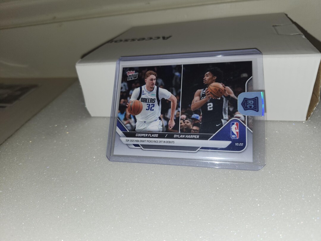 2025 Topps Duel Cooper Flagg and Dylan Harper Rookie Card - Etsy