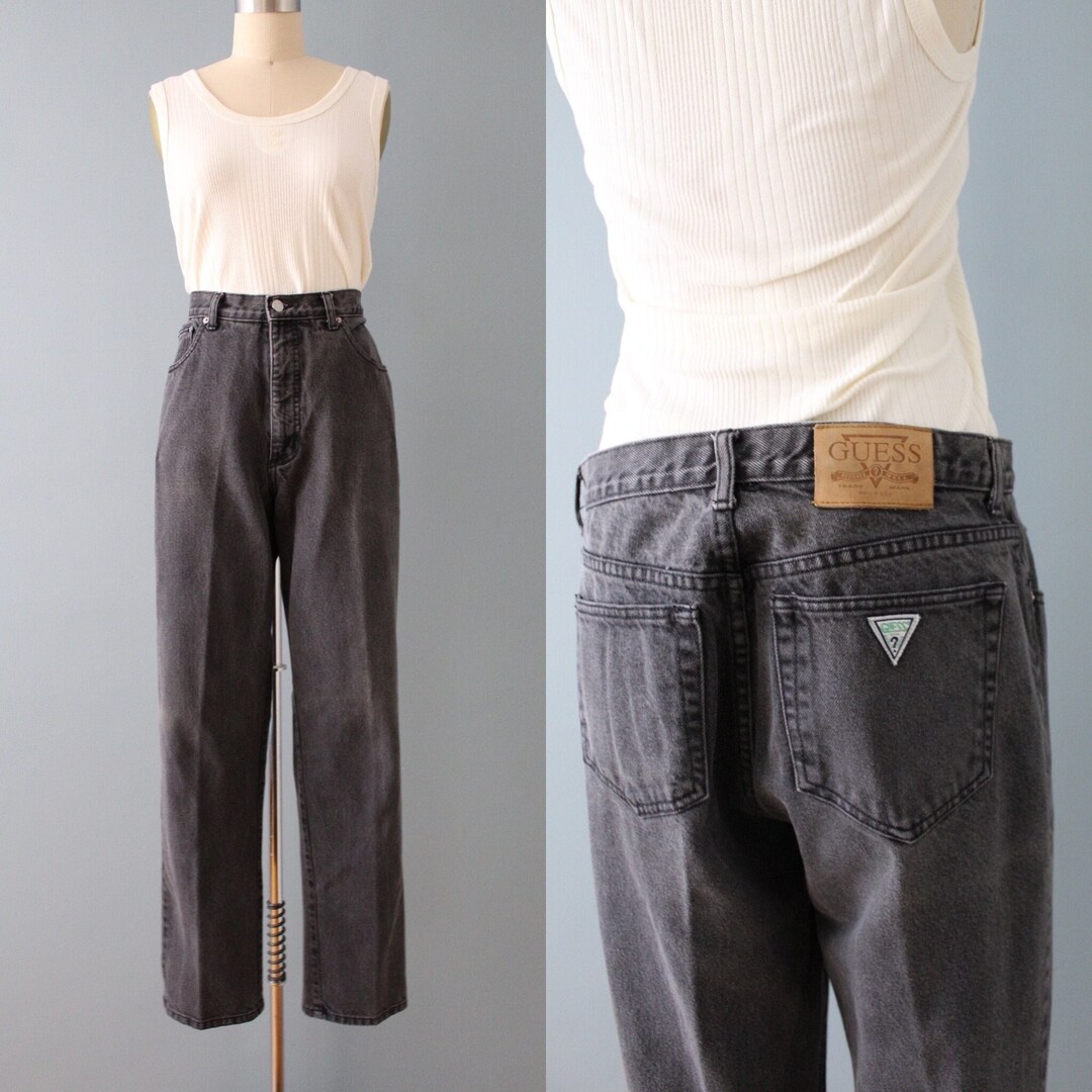 Georges Marciano Jeans 1990s Guess by Marciano Black Jeans Mens Unisex ...