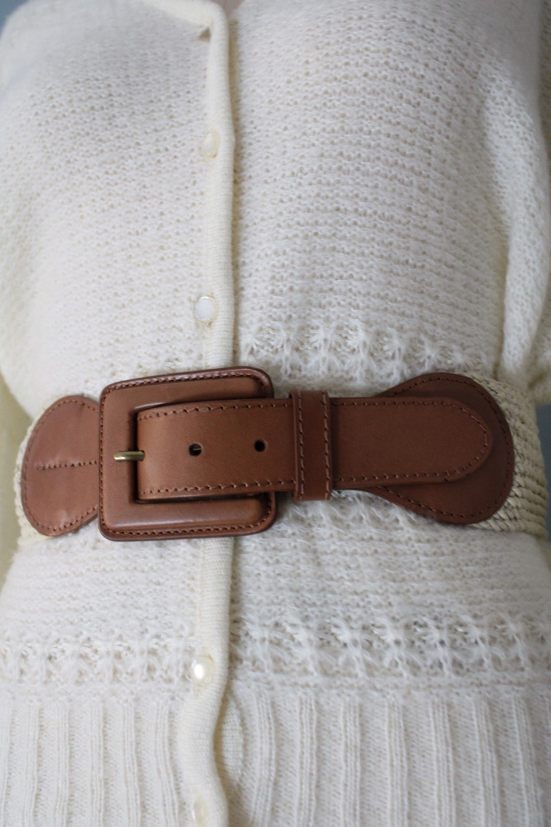 Ralph Lauren Cinch Belt | Cinnamon Leather Buckle Belt | Soft Cotton ...