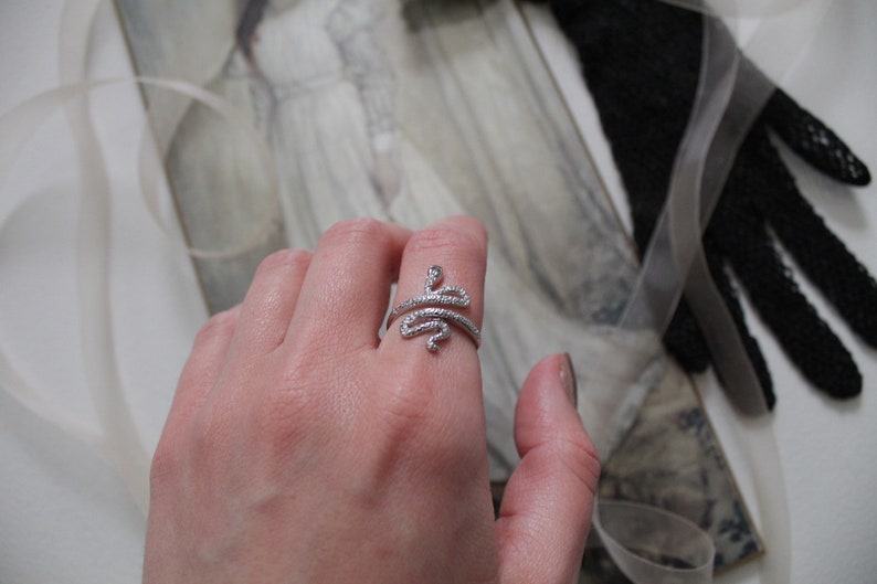 THE SERPENT Ring Gothic Victorian Witchy Bohemian Ring - Etsy