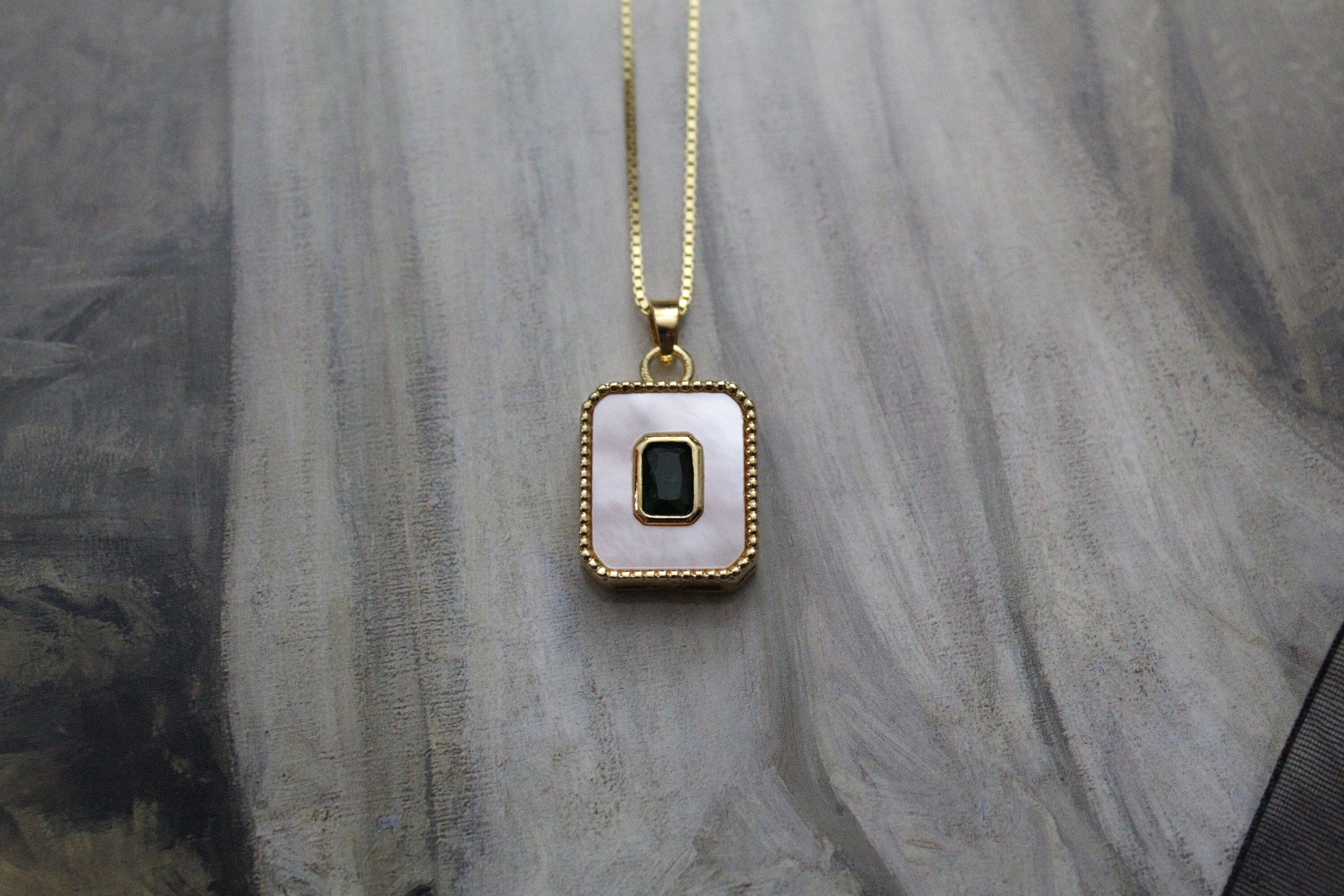 SIREN Eye Charm Necklace | Victorian Mother of Pearl Charm Necklace ...