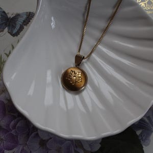 Vintage Daisy Locket Necklace - Etsy UK