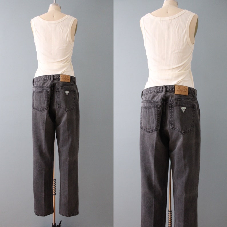 Georges Marciano Jeans 1990s Guess by Marciano Black Jeans - Etsy