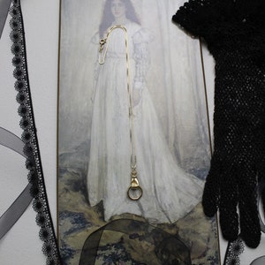 Victorian Hand Charm Necklace | Antique 14K Gold Plated Hand Holding ...