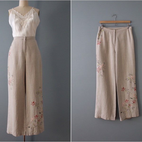 Embroidered Pants - Etsy