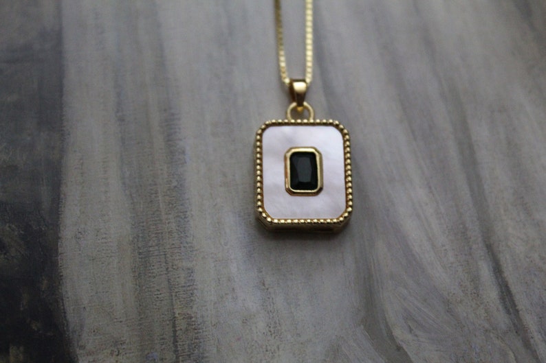 SIREN Eye Charm Necklace | Victorian Mother of Pearl Charm Necklace ...
