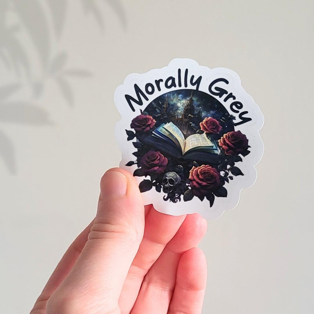 Morally Gray Sticker | Villain Era Stickers | Dark Romance Stickers ...