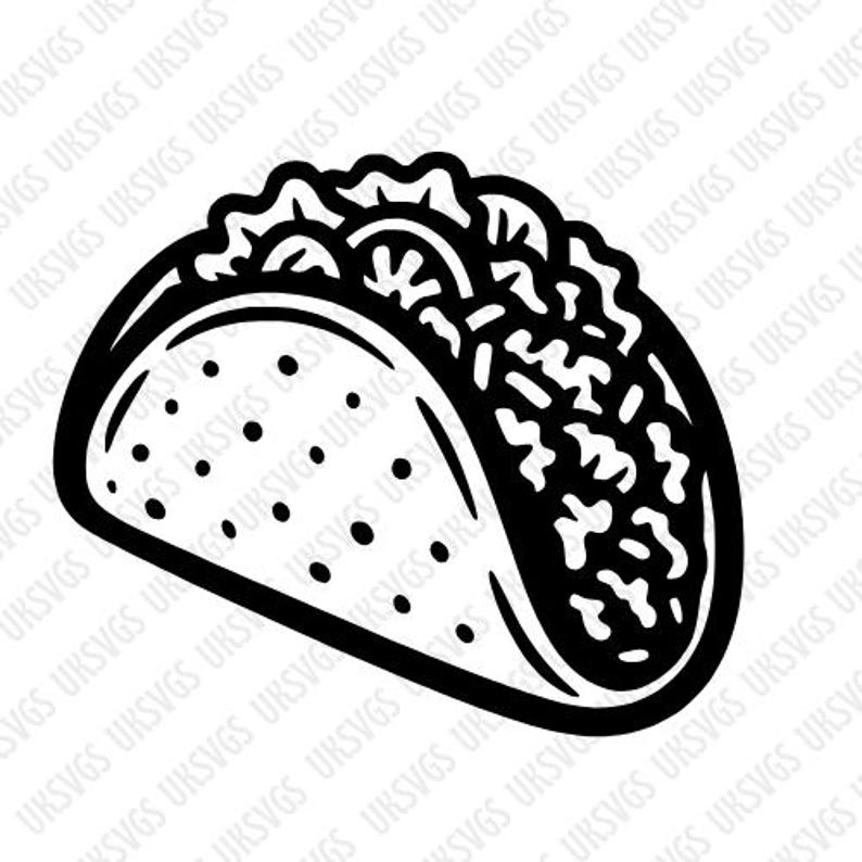 Taco SVG Bundle for Cricut, Silhouette, Digital Download, Cut File ...