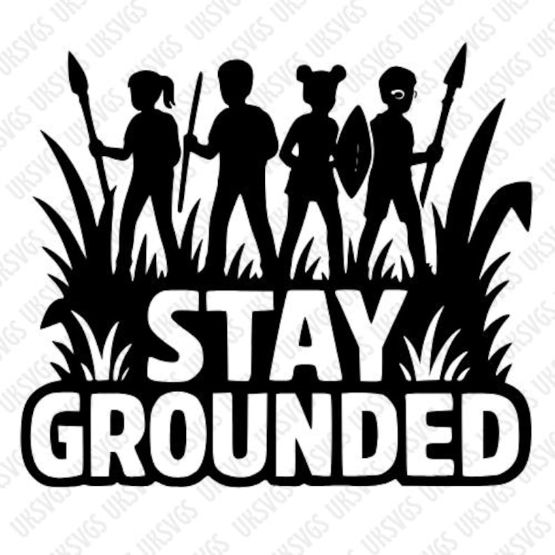 Stay Grounded SVG Bundle for Cricut, Silhouette, Gamers Cut File ...