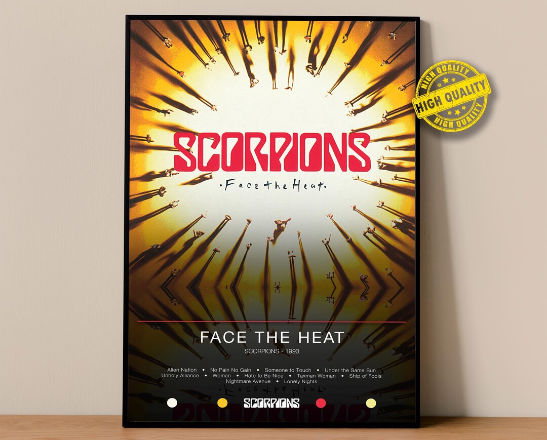 Scorpions Poster | Face the Heat Poster | Album Poster Prints | Wall ...