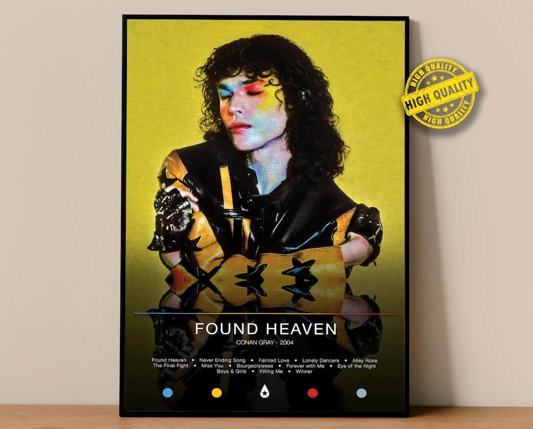Conan Gray Poster | Found Heaven Poster #03001 | Album Poster Prints ...