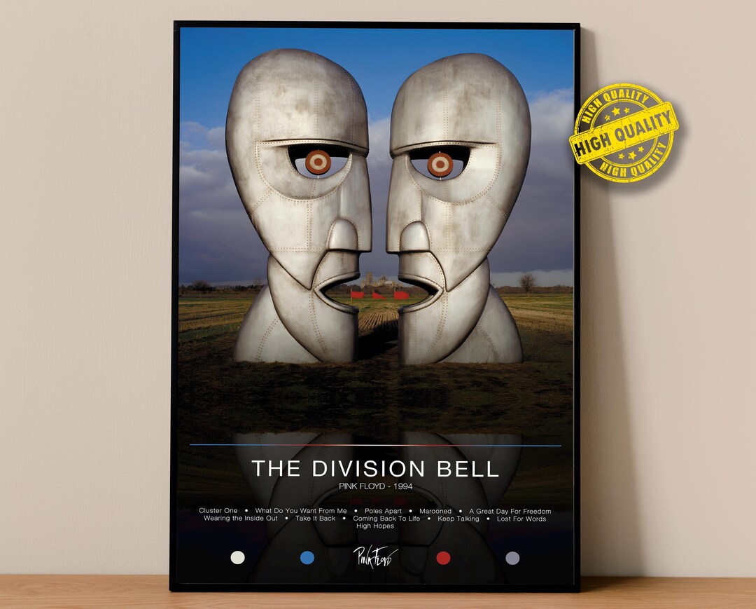 Pink Floyd Poster | the Division Bell Poster | Album Poster Prints | Wall Decor Posters | Album ...