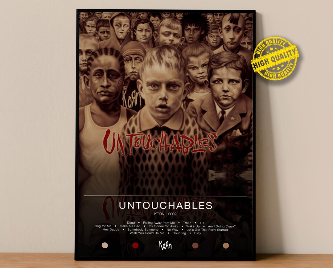 Korn Poster | Untouchables Poster | Album Poster Prints | Wall Decor ...