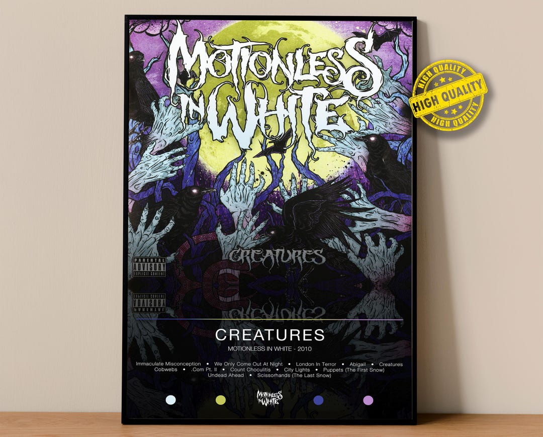 Motionless in White Poster | Creatures Poster | Album Poster Print ...