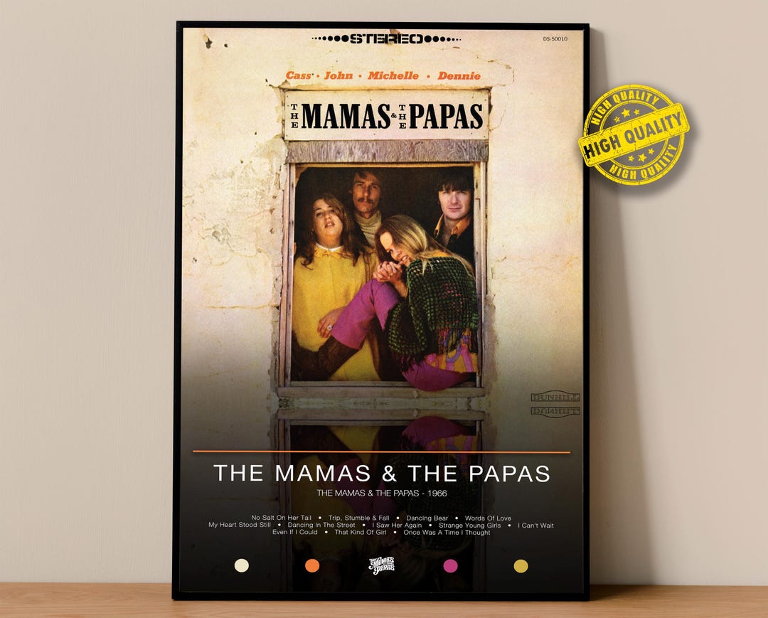 The Mamas & the Papas Poster | the Mamas and the Papas Poster | Album Poster Prints | Wall Decor ...