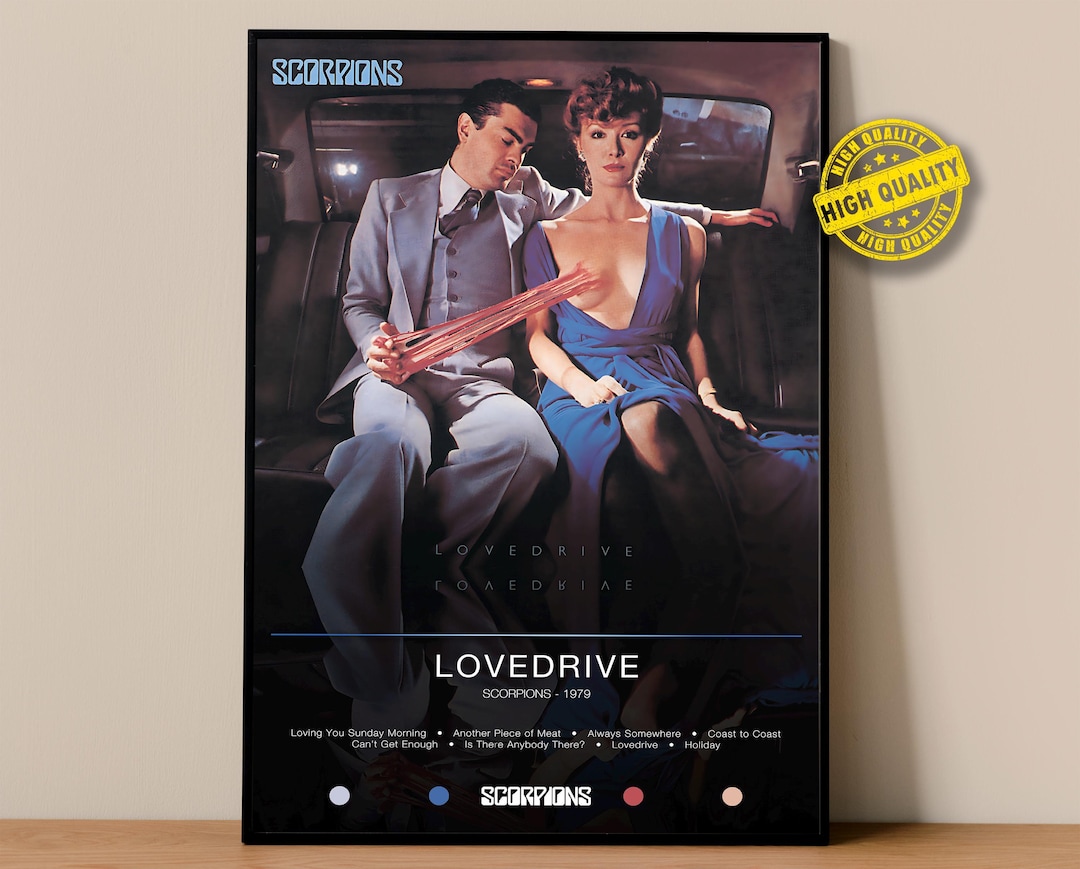 Scorpions Poster | Lovedrive Poster | Album Poster Prints | Wall Decor Posters | Album Cover ...