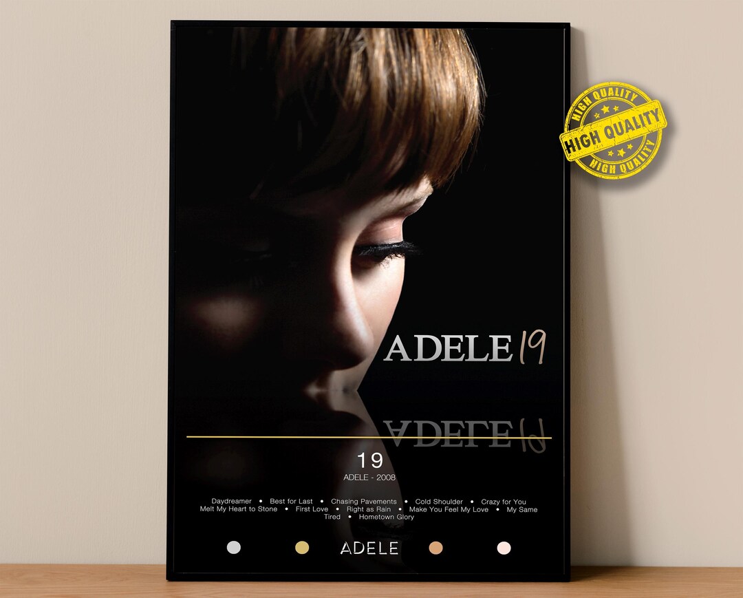 Adele Poster | 19 Poster | Album Poster Prints | Wall Decor Posters ...