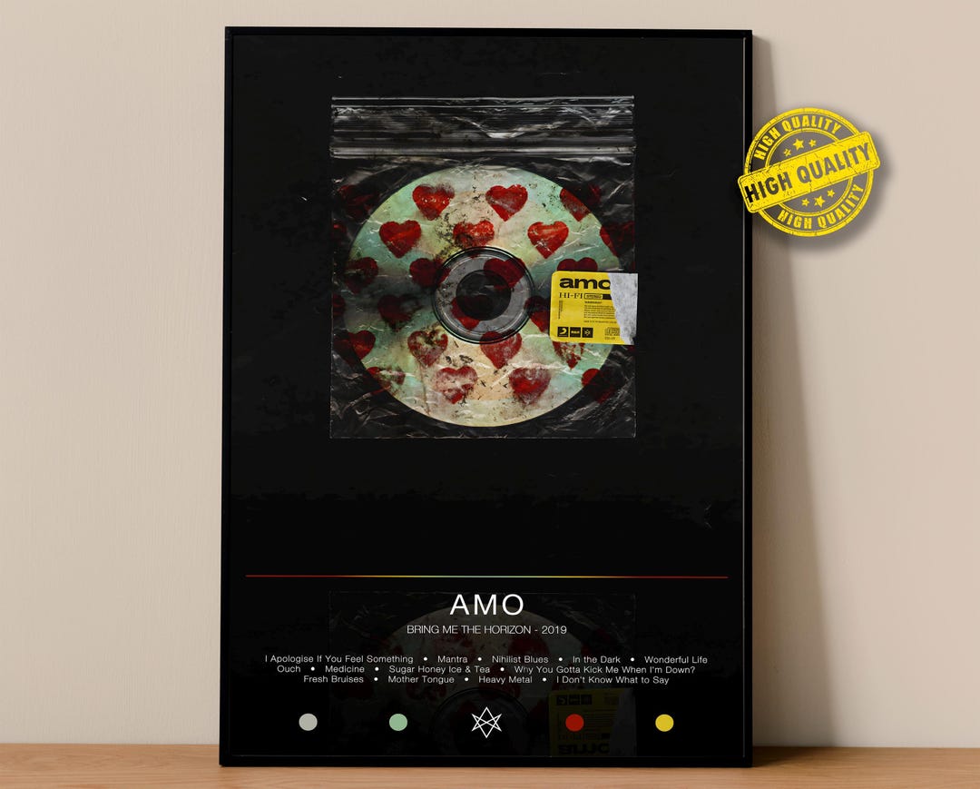 Bring Me the Horizon Poster | Amo Poster | Album Poster Prints | Wall ...
