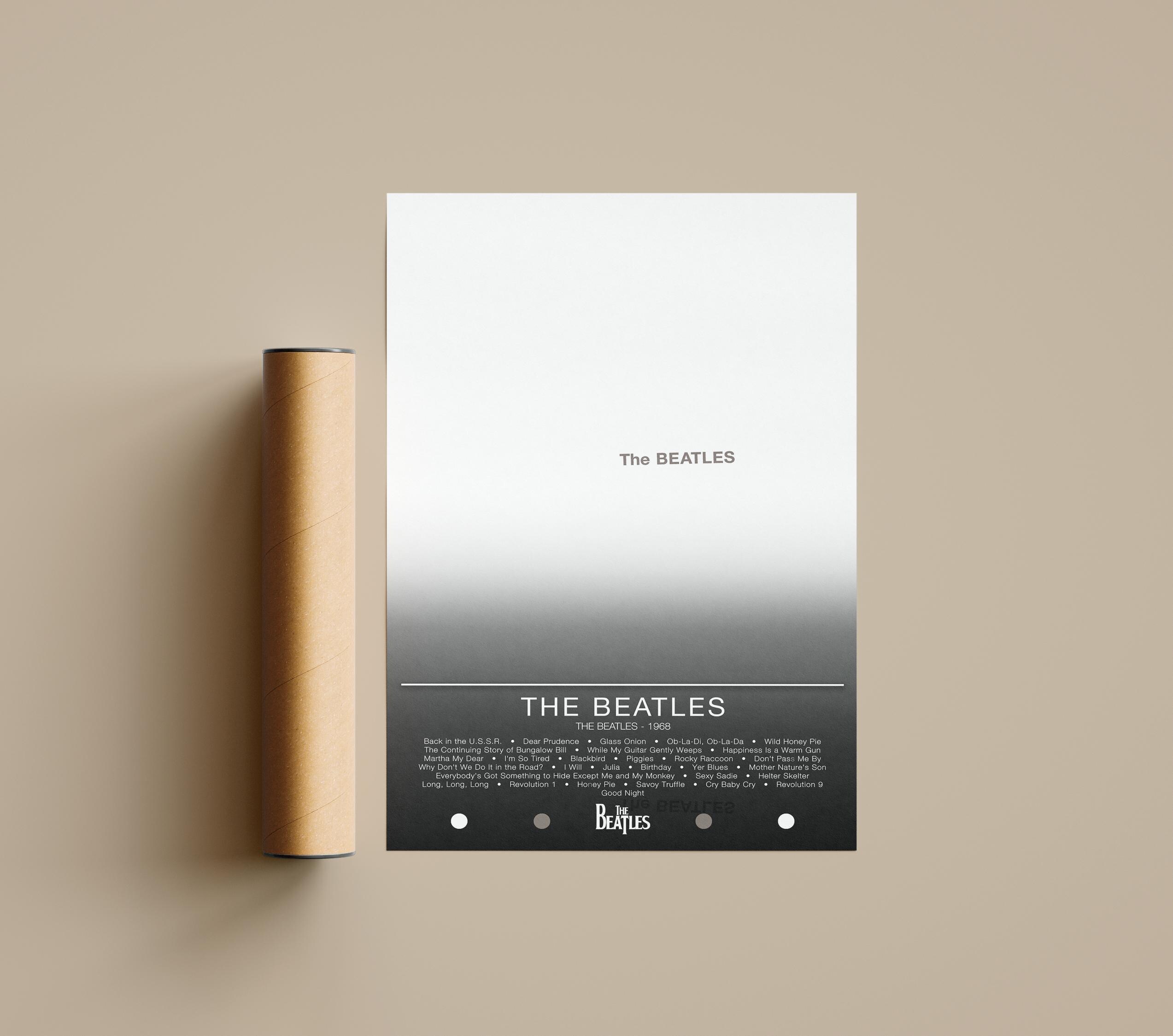 The Beatles Poster | the Beatles White Album Poster | Album Poster ...