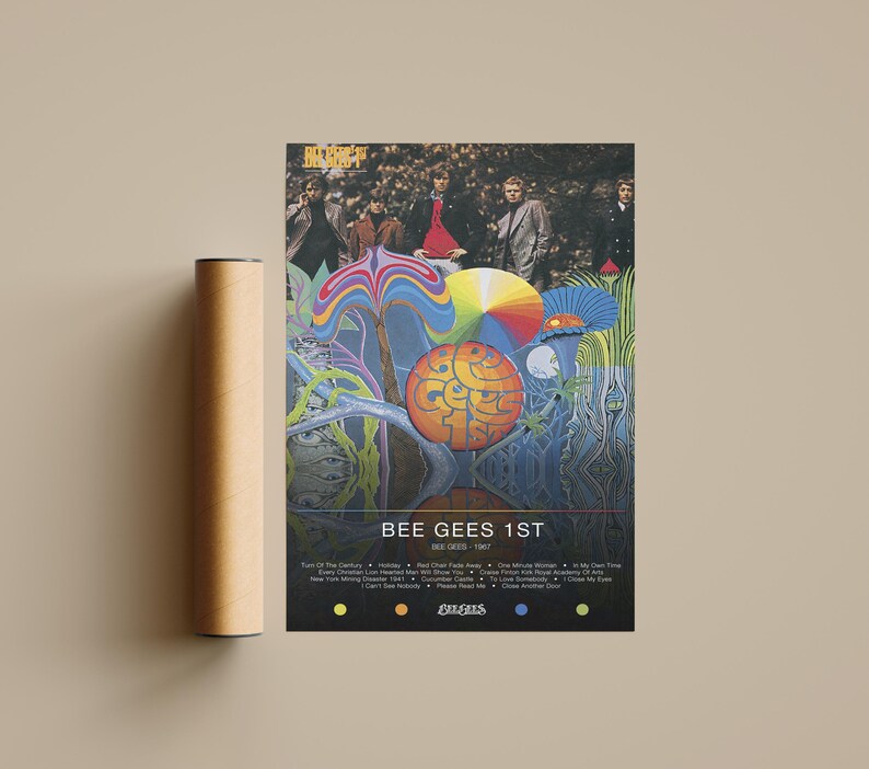 Bee Gees Poster | Bee Gees 1st Poster | Album Poster Prints | Wall ...
