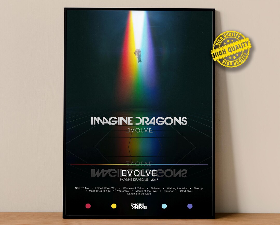 Imagine Dragons Poster | Evolve Poster #09002 | Album Poster Prints ...
