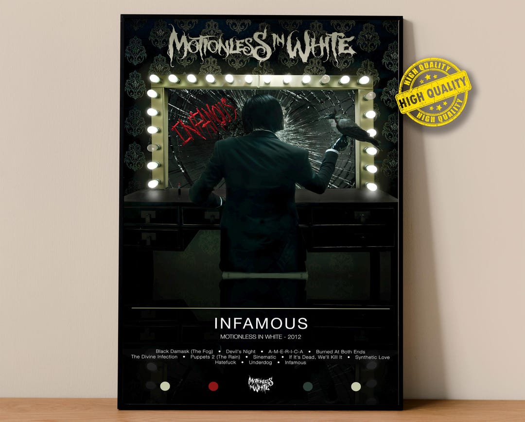 Motionless in White Poster | Infamous Poster | Album Poster Print ...