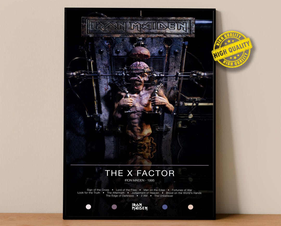 Iron Maiden Poster | the X Factor Poster | Album Poster Prints | Wall ...